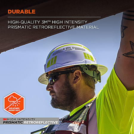 Ergodyne Skullerz 8961 Reflective Hard Hat Safety Helmet Sticker Kit ...