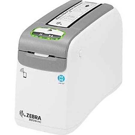 Zebra ZD510 HC Direct Thermal Printer Monochrome Portable Wristband ...