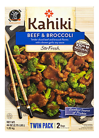 Kahiki Beef Broccoli Stir Fry 44 Oz Box Of 2 Bags - Office Depot