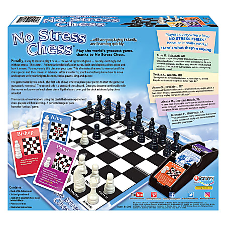 Winning Moves No Stress Chess Tabletop Game Ages 7 - Office Depot