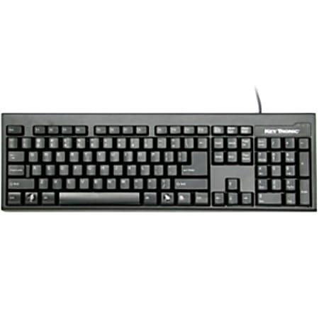 Keytronic KT400 Keyboard PS2 Black - Office Depot