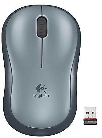 Logitech M185 Wireless Mouse Silver - Office Depot