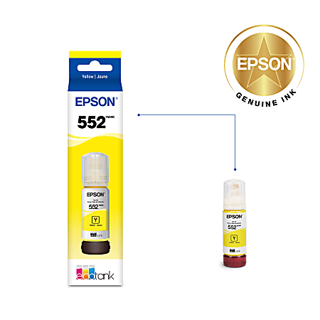 Epson 552 Claria ET Premium Yellow High Yield Ink Bottle T552420 S ...
