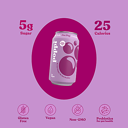 Poppi Doc Pop 12 Oz Pack Of 12 Cans - Office Depot