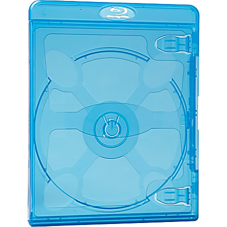 Verbatim Blu Ray DVD Blue Cases 30pk Plastic - Office Depot