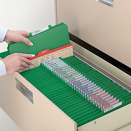 Smead Pressboard Classification Folders 2 Dividers Letter Size ...