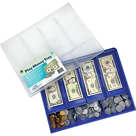 Teacher Created Resources Play Money Tray Multicolor - Office Depot