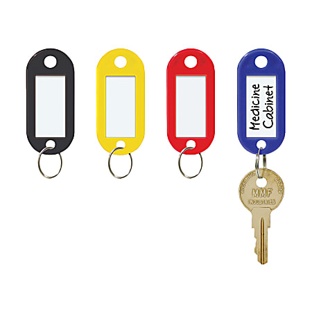 STEELMASTER Key Tags with Label Windows Assorted Colors Pack Of 20 ...