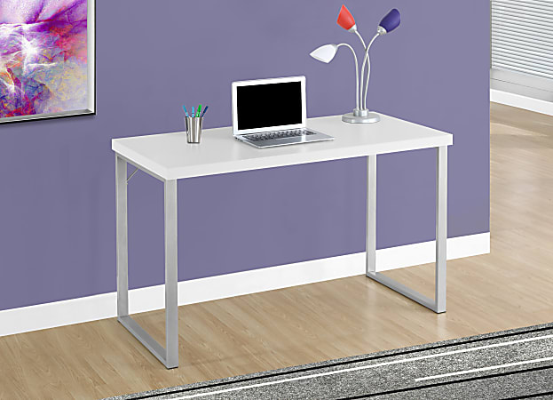 Monarch computer desk white top store
