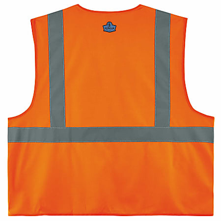 Ergodyne GloWear Safety Vest 8225HL Type R Class 2 SmallMedium Orange ...