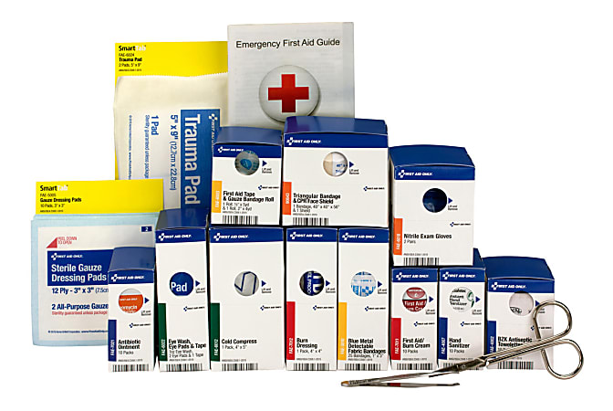First Aid Only SmartCompliance 90658 Metal Food Service Refill Pack ...