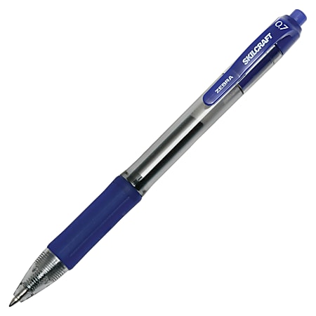 SKILCRAFT Zebra Gel Ink Retractable Rollerball Pens 0.7 mm Medium Point ...