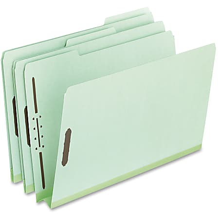 Pendaflex Pressboard File Folders 2 Expansion Legal Size Green Box Of ...