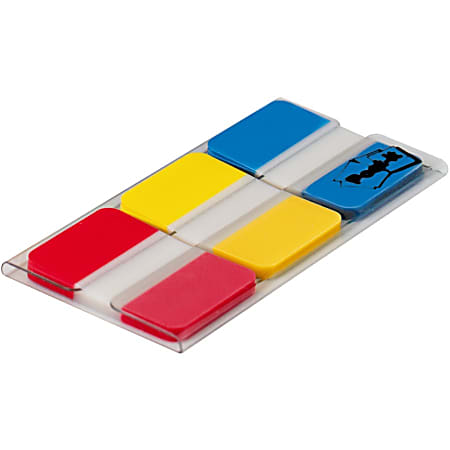 Post it Durable Tabs 36 Write on Tabs 1.50 Tab x 1 Tab Red Yellow Blue ...