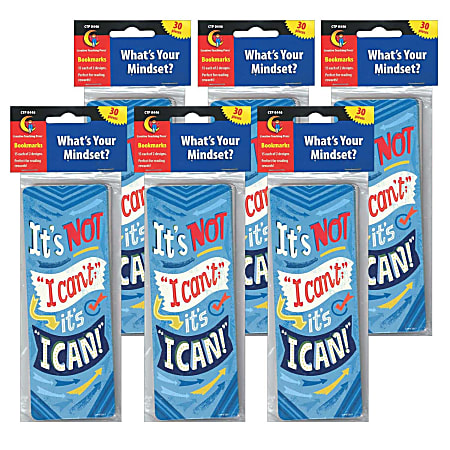 Creative Teaching Press Bookmarks 2 12 x 7 Whats Your Mindset ...