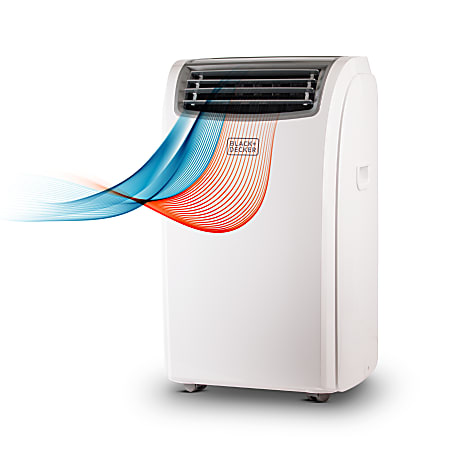 BlackDecker Portable Air Conditioner With Heat 8000 BTU White - Office ...