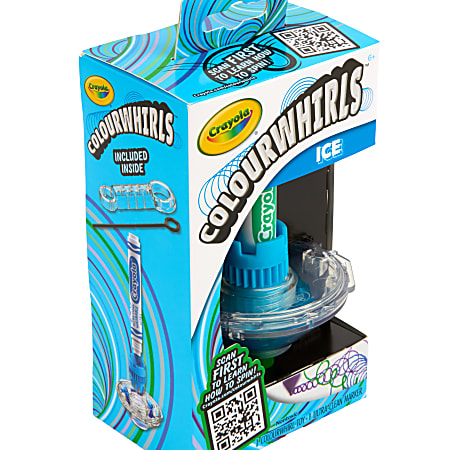 Crayola Colourwhirls Ice Spin Art Toy for Kids 747855 - Office Depot