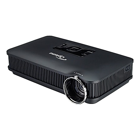 Optoma PK301 Pico Pocket Projector Black - Office Depot