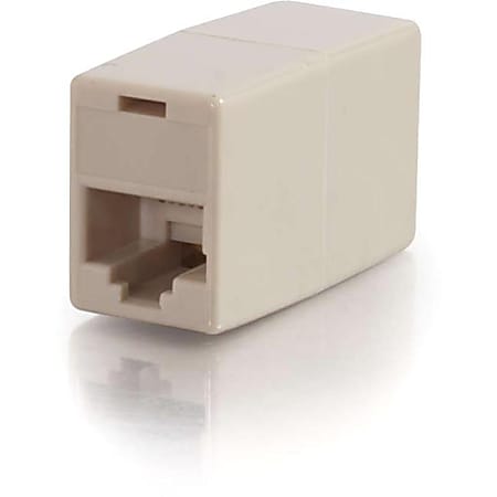 C2G RJ12 6 pin Modular Crossed Inline Coupler - Office Depot