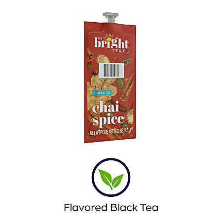 The Bright Tea Co. Chai Spice Tea Single Serve Freshpacks 0.25 Oz Box ...