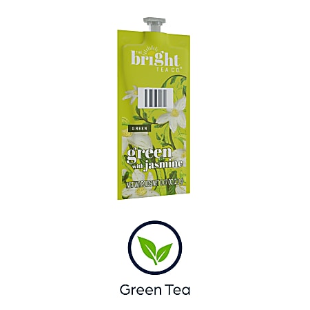 The Bright Tea Co. Green with Jasmine Tea Single Serve Freshpacks 0.25 ...