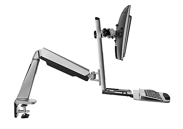 Mount It MI 7904 36 W Stand Up Workstation With Dual Monitor Mount ...