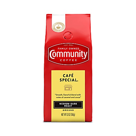 Community Coffee Arabica Ground Coffee Cafe Special 12 Oz Per Bag ...