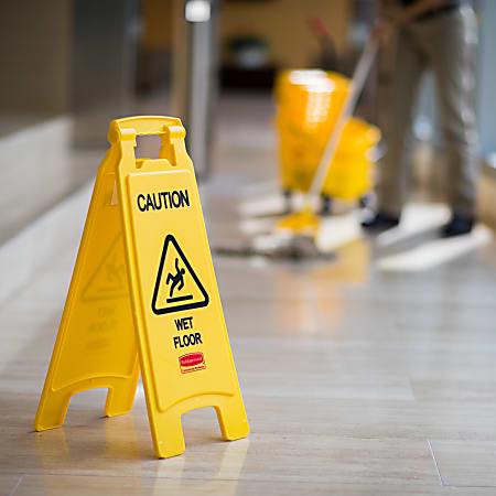 caution wet floor