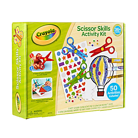 Crayola Scissor Skills Activity Kit Kit Of 20 Pieces - Office Depot