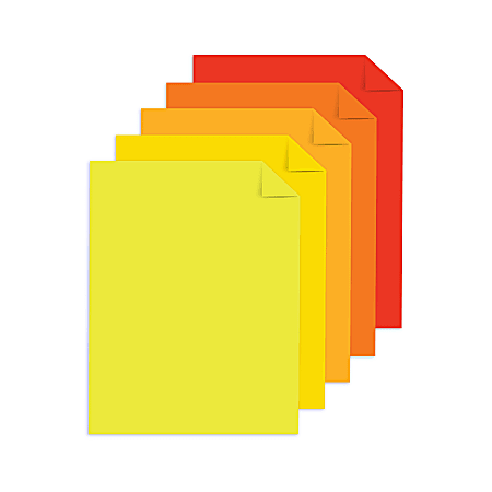 Astrobrights Color Paper Solar Sparks Assortment Letter 8 12 x 11 100 ...