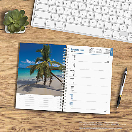 2025 BrownTrout Tropical Islands Weekly Spiral Bound Wire O Engagement ...
