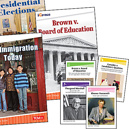 Teacher Created Materials iCivics Leadership Responsibility 5 Book Set ...