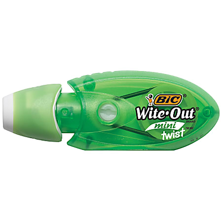 BIC Wite Out Mini Twist Correction Tape No Dry Time Tear Resistant Tape ...