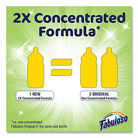 Fabuloso Multi use Cleaner Lemon Scent 169 oz Bottle 3Carton - Office Depot
