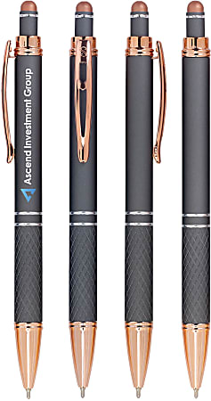 Custom Full Color Crossgate Promotional Stylus Pen Assorted Colors ...