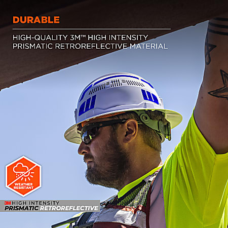 Ergodyne Skullerz 8961 Reflective Hard Hat Safety Helmet Sticker Kit ...