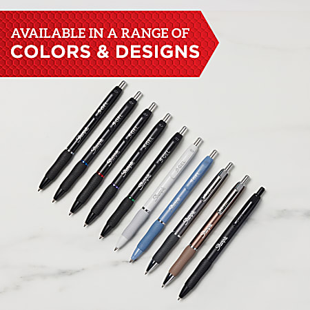 Sharpie S Gel Pens Gel Pens Medium Point 0.7mm Blue Ink Gel Pen 36 ...