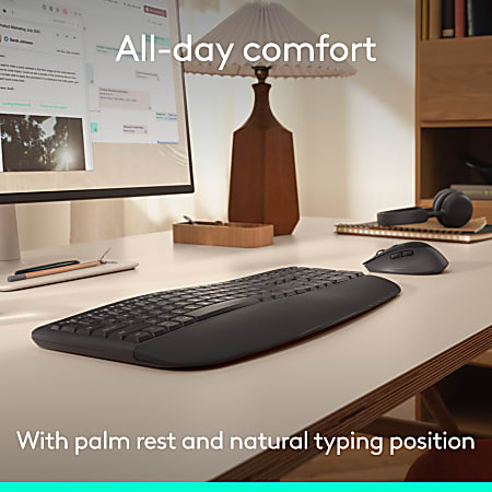 Logitech Signature Comfort Plus Combo MK880 Wireless Keyboard Mouse ...