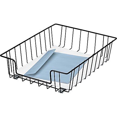 Fellowes Wire Desktop 3 Letter Tray 3 H x 10 W x 14.1 D Steel Stackable ...