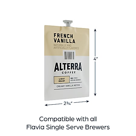 FLAVIA Coffee ALTERRA Single Serve Coffee Freshpacks French Vanilla ...
