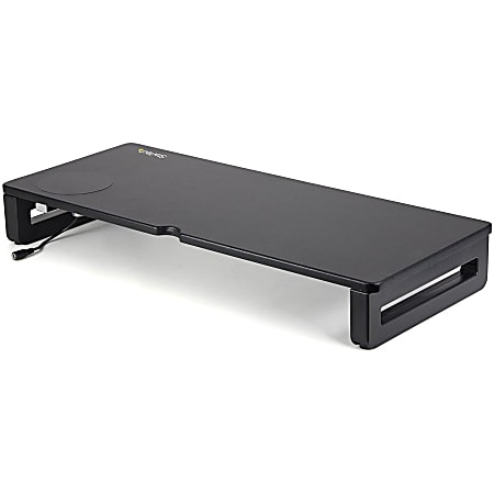 StarTech.com Monitor Riser Stand with Wireless Charging Pad 15W Qi ...
