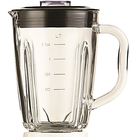 Brentwood 12 Speed Blender With Glass Jar White - Office Depot