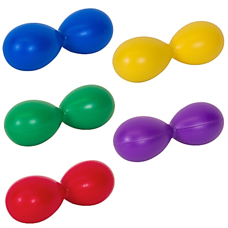 Westco Educational Products Double Egg Shakers Set Of 5 Egg Shakers ...