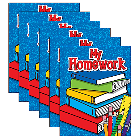 Teacher Created Resources My Homework Pocket Folders 8 12 x 11 ...