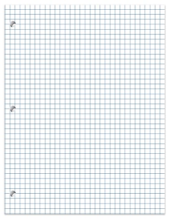 Office Depot Brand Quadrille Ruled Notebook Filler Paper 8 x 10 12 ...