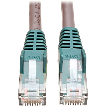 Tripp Lite 7ft Cat6 Gigabit Crossover Molded Patch Cable RJ45 MM Gray 7 ...