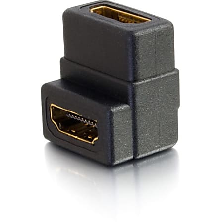 C2G Right Angle HDMI Adapter HDMI Coupler Female to Female HDMI coupler ...