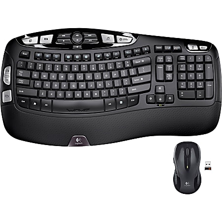Logitech Wireless Wave Combo MK550 Dark Silver - Office Depot