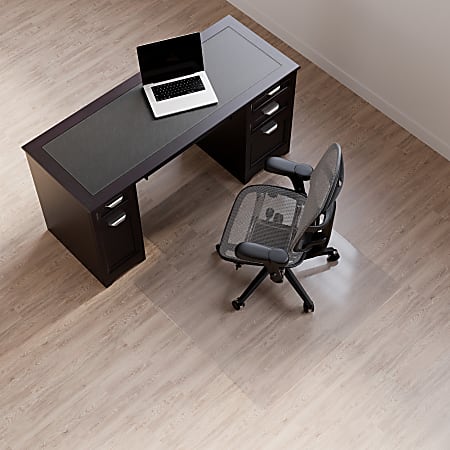 Realspace Hard Floor Chair Mat Wide Lip 45 x 53 Clear OD76600 - Office ...