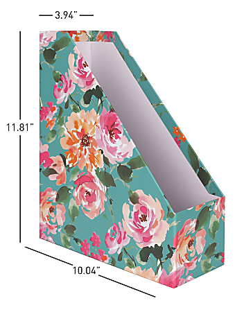 Realspace 4 Piece Desk Accessory Set Floral - Office Depot